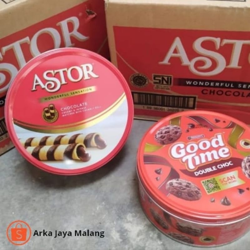 Jual (Paket Bundling) Kue Kaleng Isi 2 - Astor Good Time- Astor Nexstar ...