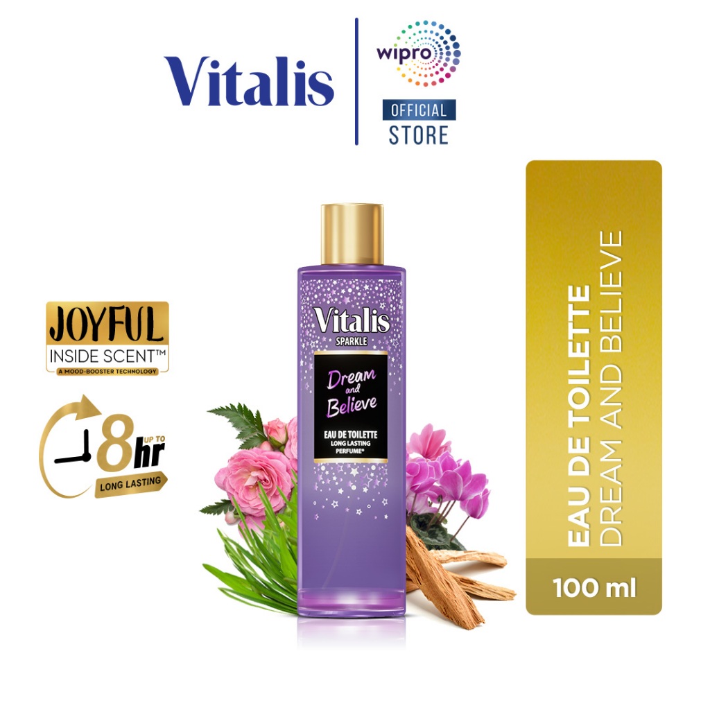 Jual Vitalis Eau de Toilette Sparkle Dream & Believe 100ml - Parfum Wanita | Shopee Indonesia