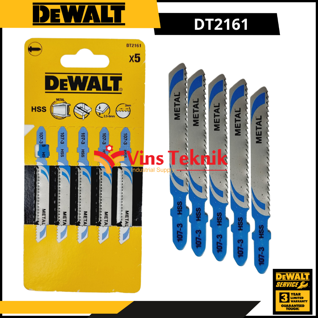 Jual Mata Gergaji Jigsaw Besi Dewalt HSS Metal Cutting Jig Saw Blades ...