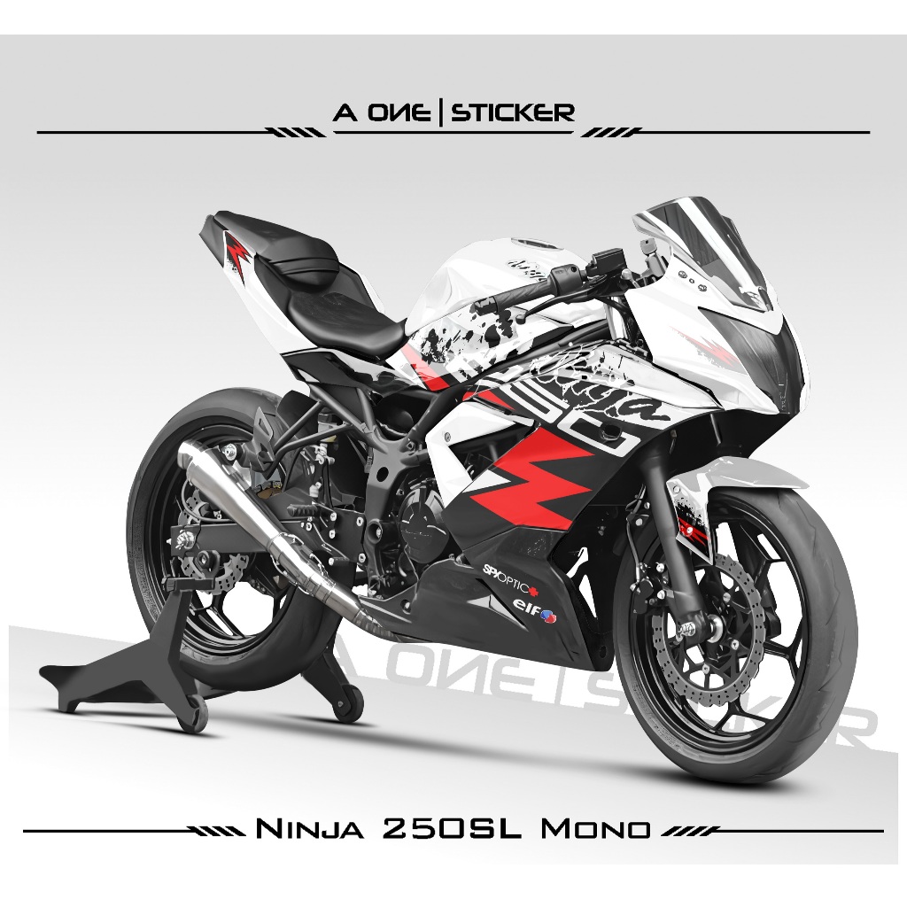 Jual STRIPING NINJA 250SL MONO MOTIF 22 / STICKER / NINJA250RR MONO ...