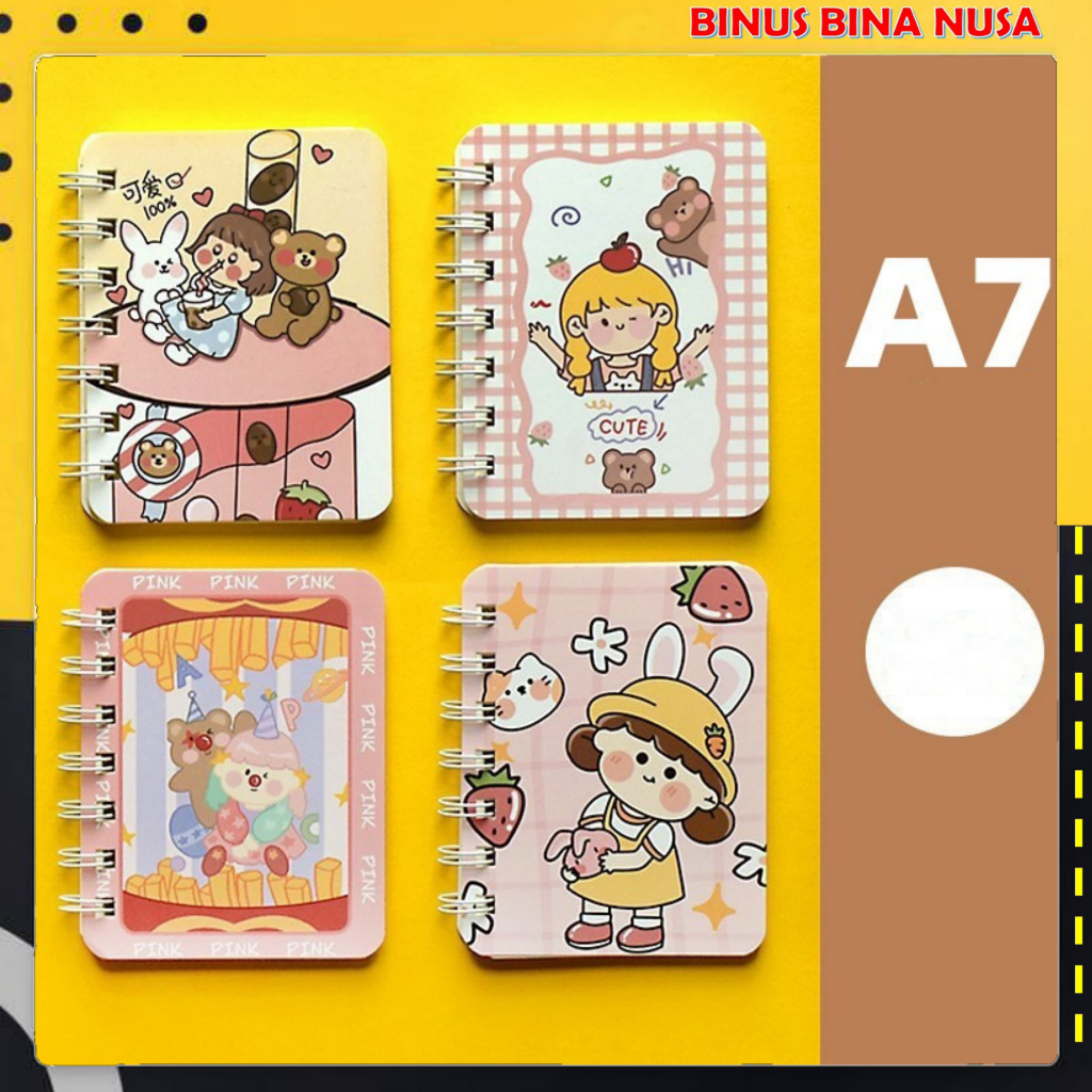Jual Notebook Mini A7 Aimilo Buku Tulis Sekolah Book Catatan Kecil 80 ...