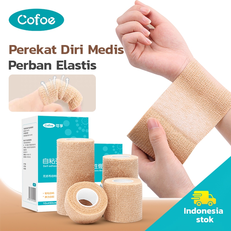Jual Perban Gulung Elastis Medis Pembalut Luka Elastis Medicrepe ...