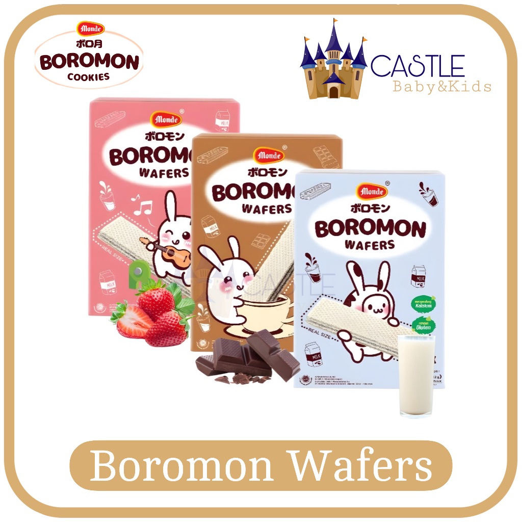 Jual Monde Boromon Wafers / Wafer Cemilan Anak Sehat / Snack Anak ...