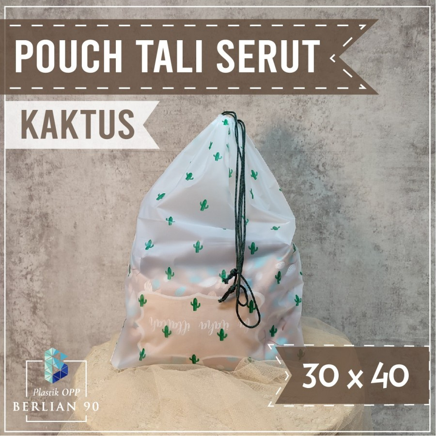 Jual Travel Pouch Serut 30x40 cm Pouch Serut Besar Organizer Serbaguna ...