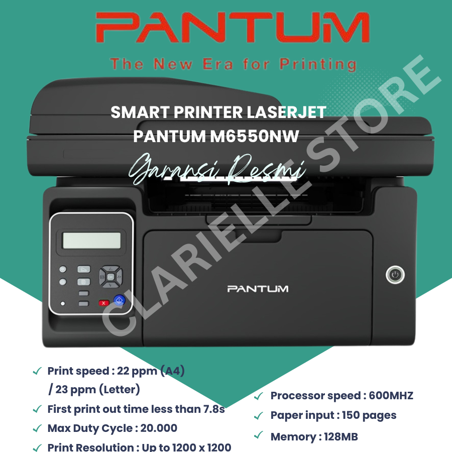 Jual PANTUM M6550NW Printer Laserjet Multifungsi Mono Print, Scan, Copy ...