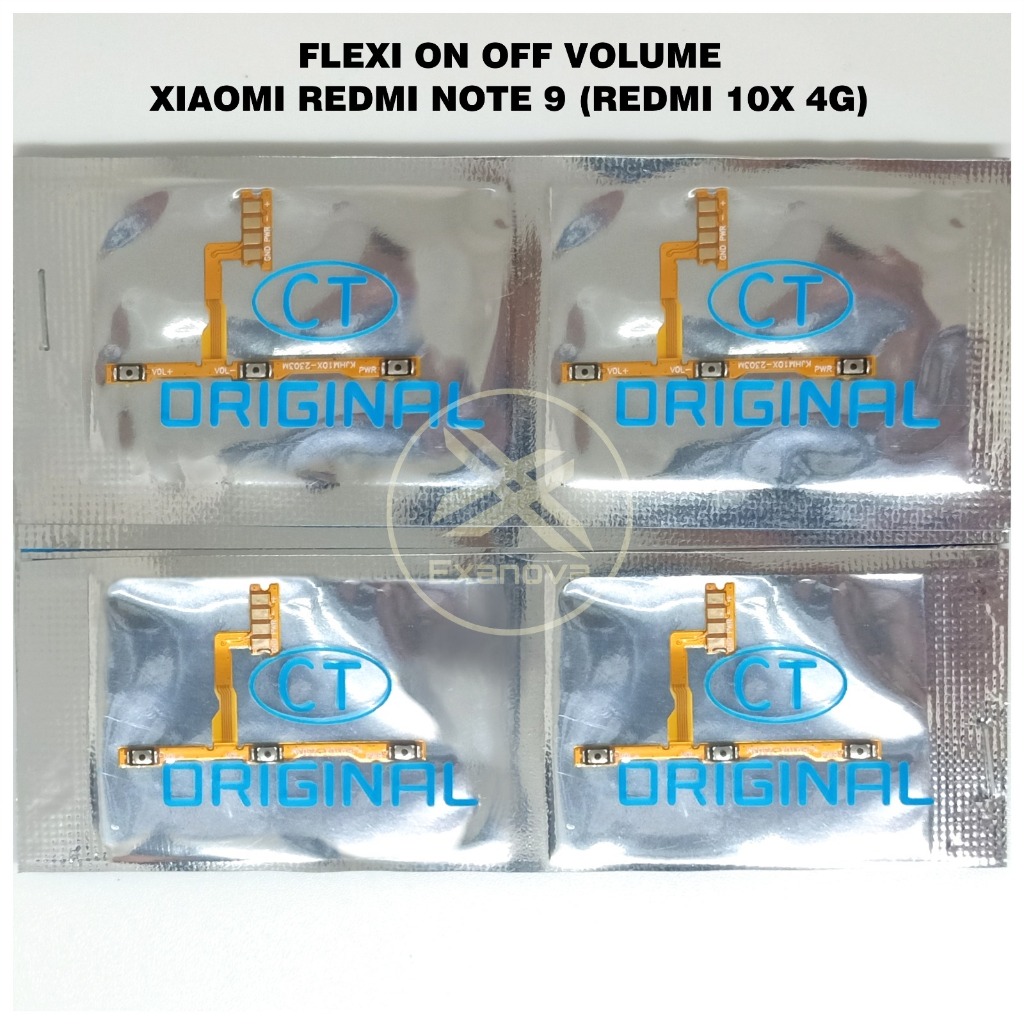 Jual FLEKSIBEL / FLEXIBLE ON OFF VOLUME XIAOMI REDMI NOTE 9 (REDMI 10X 4G) | Shopee Indonesia