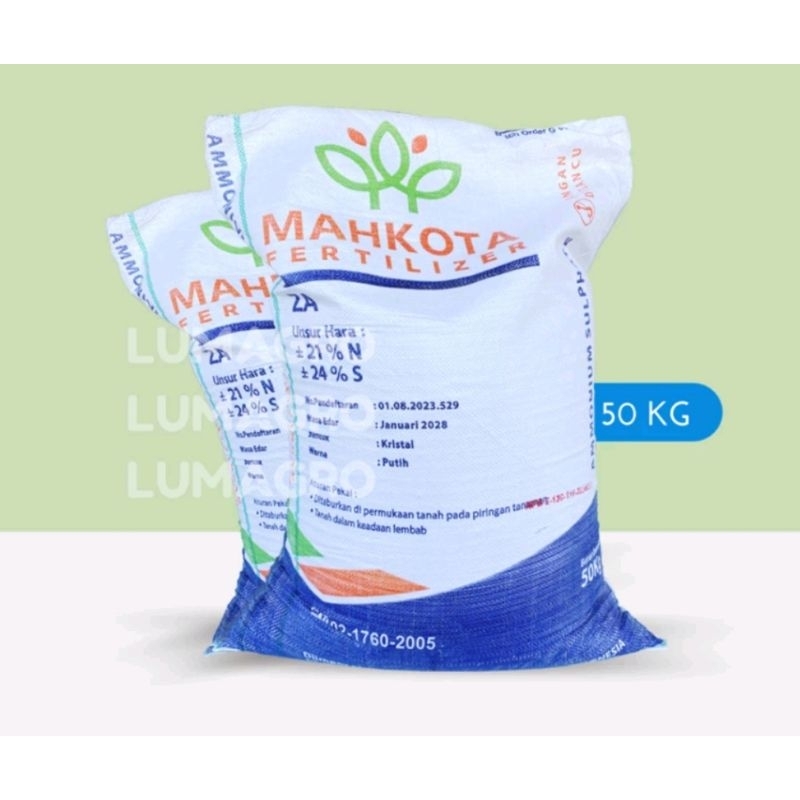Jual Pupuk ZA MAHKOTA 50 Kg Amonium Sulfat | Shopee Indonesia