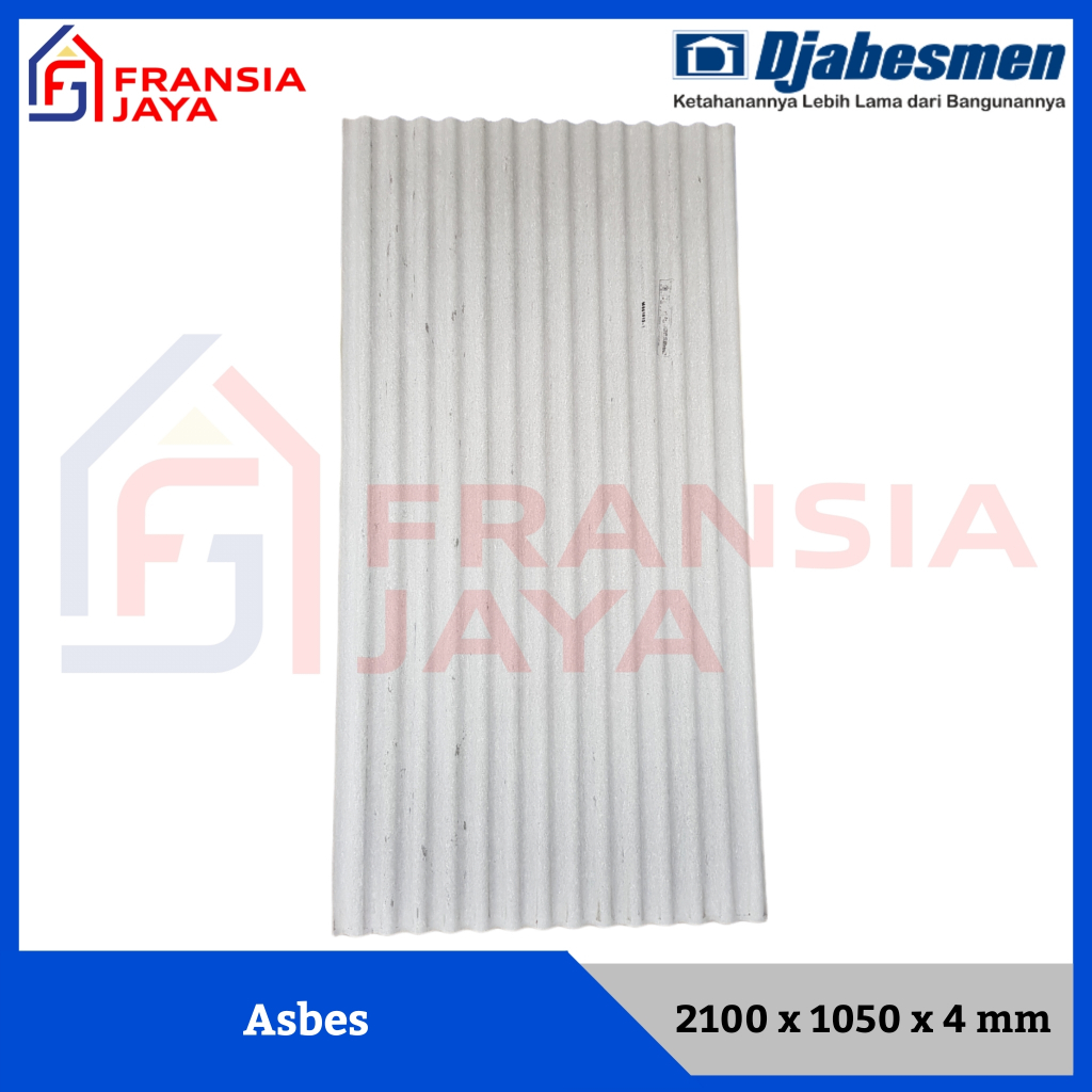 Jual Djabesmen Asbes Gelombang Kecil 2.1 Meter Atap Asbestos | Shopee ...