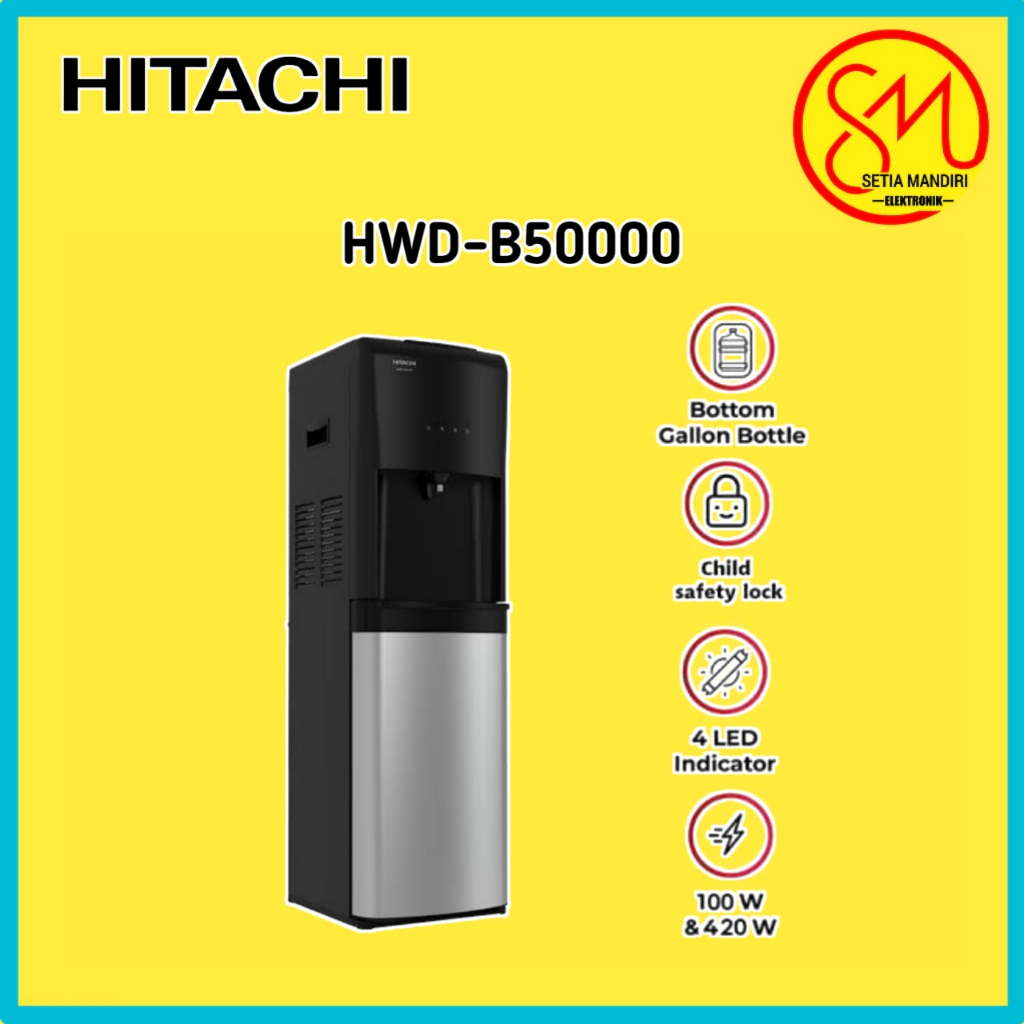Jual DISPENSER HITACHI HWD-B 50000 (STAINLESS) | Shopee Indonesia