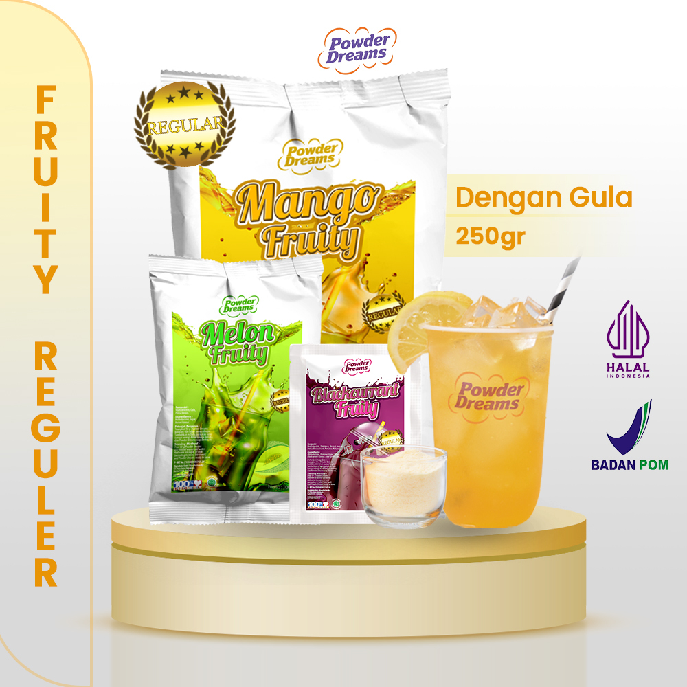 Jual Powder Dreams - Bubuk Minuman Varian Buah Fruity Series 250 gram ...