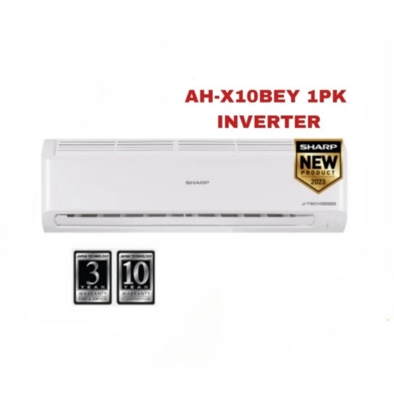 Jual AC Sharp Inverter Indonesia 1 PK AH - X10BEY Garuda Serie Pasang | Shopee Indonesia
