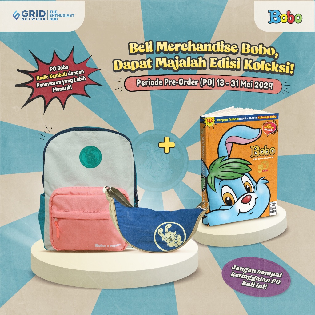 Jual Edisi Koleksi Merchandise Bobo & Cergam Terbaik Keluarga Bobo | Shopee Indonesia