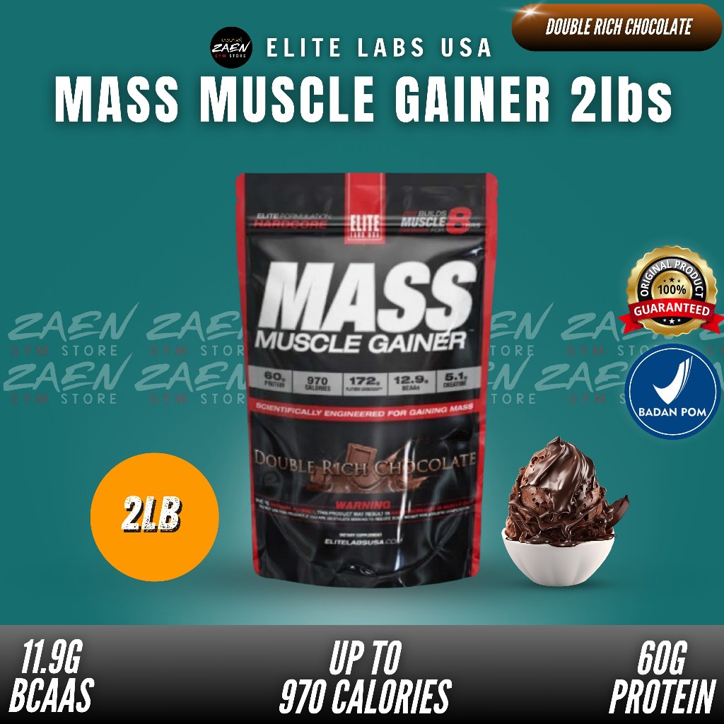 Jual Elite Labs Mass Muscle Gainer 2 Lbs Weight Gainer | Shopee Indonesia