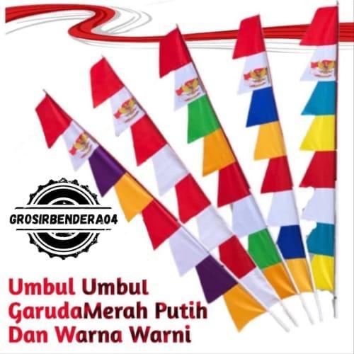 Jual 20 PCS BENDERA UMBUL UMBUL WARNA WARNI TERMURAH | Shopee Indonesia