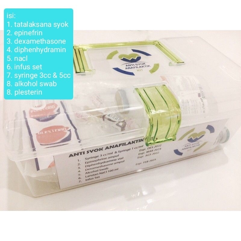 Jual anafilaksis shock kit penatalaksanaan anti syok emergency kit ...