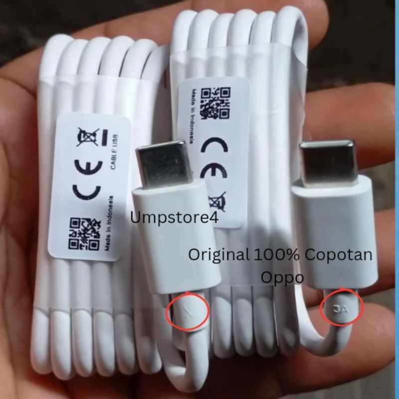 Jual Kabel Type C 3a Oppo A57 2022 A58 A98 Original Kode X Supervooc ...
