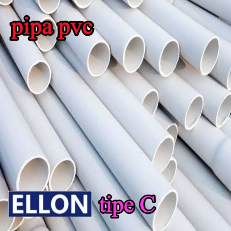 Jual PIPA PVC 3/4 INCH TIPE C merk ellon | Shopee Indonesia