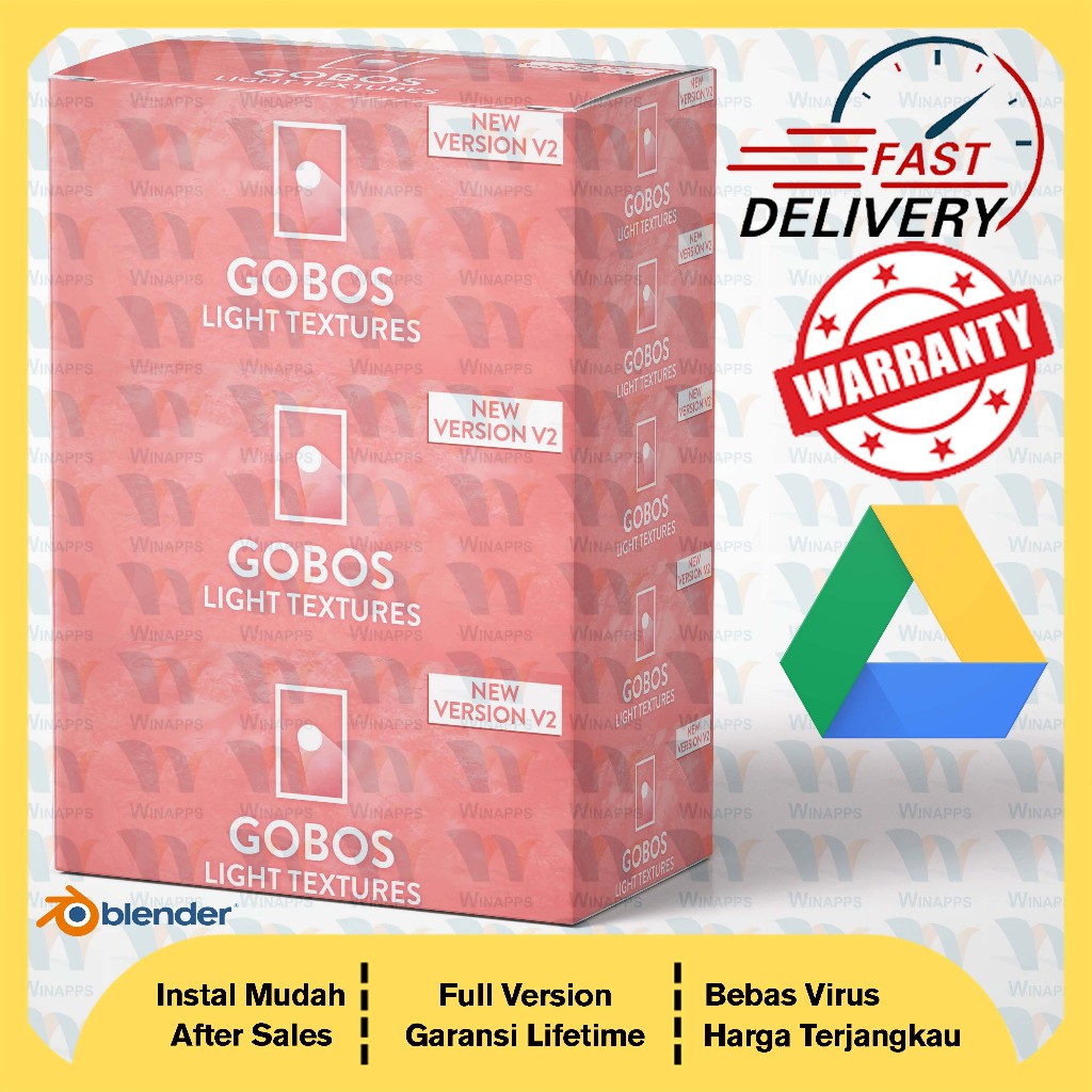 Jual Gobos Light Textures for Blender 3D | Shopee Indonesia
