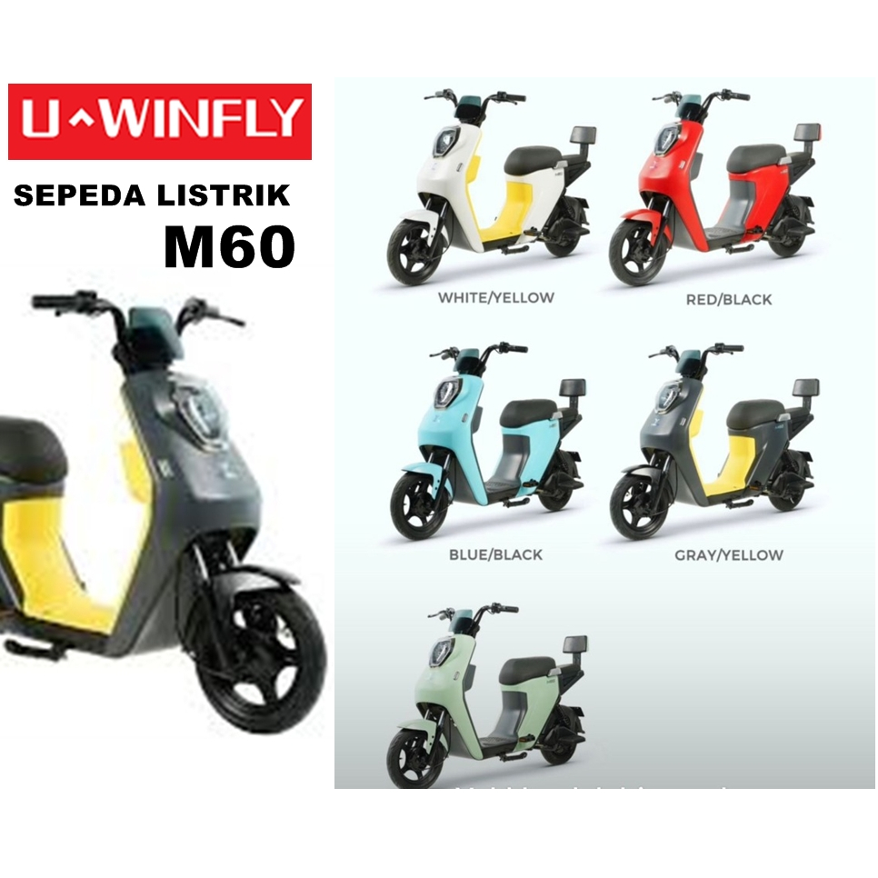 Jual SEPEDA LISTRIK ELECTRIC BIKE UWINFLY M60 ORIGINAL BERGARANSI ...