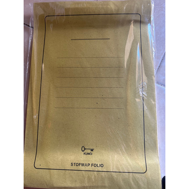 Jual ( DAPAT 10LEMBAR ) STOPMAP KERTAS / Stop Map Kertas Folio F4 ...