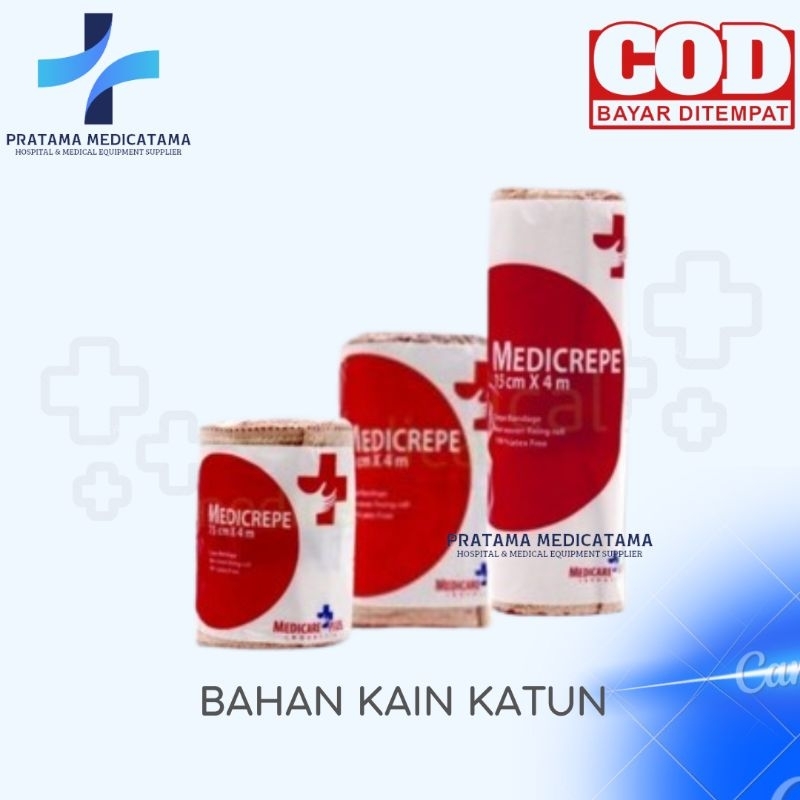 Jual MEDICREPE PLUS MSP 3inc 4inc 6inc Perban Patah Tulang Bahan Katun ...