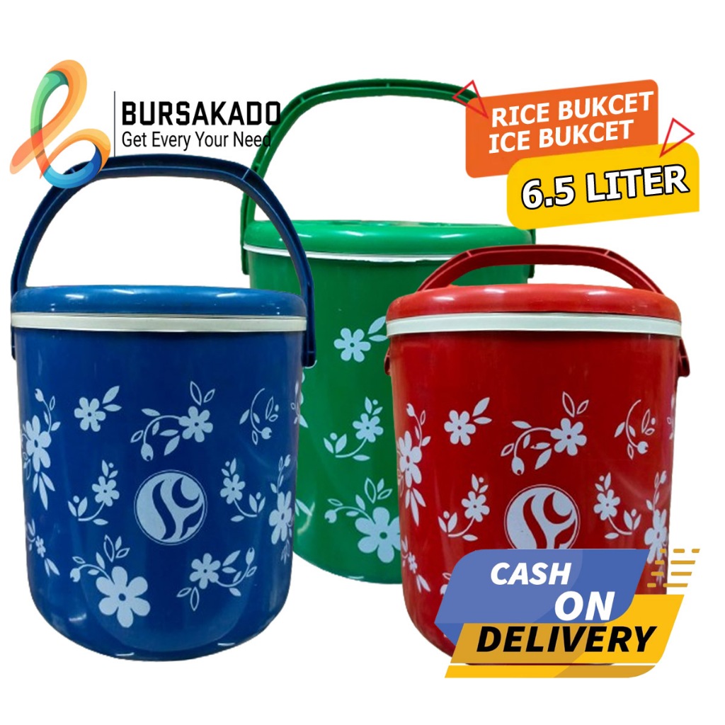 Jual Rice Bucket 6.5 Liter Termos Nasi Serbaguna NEW SCP / Ice Bucket 6 ...
