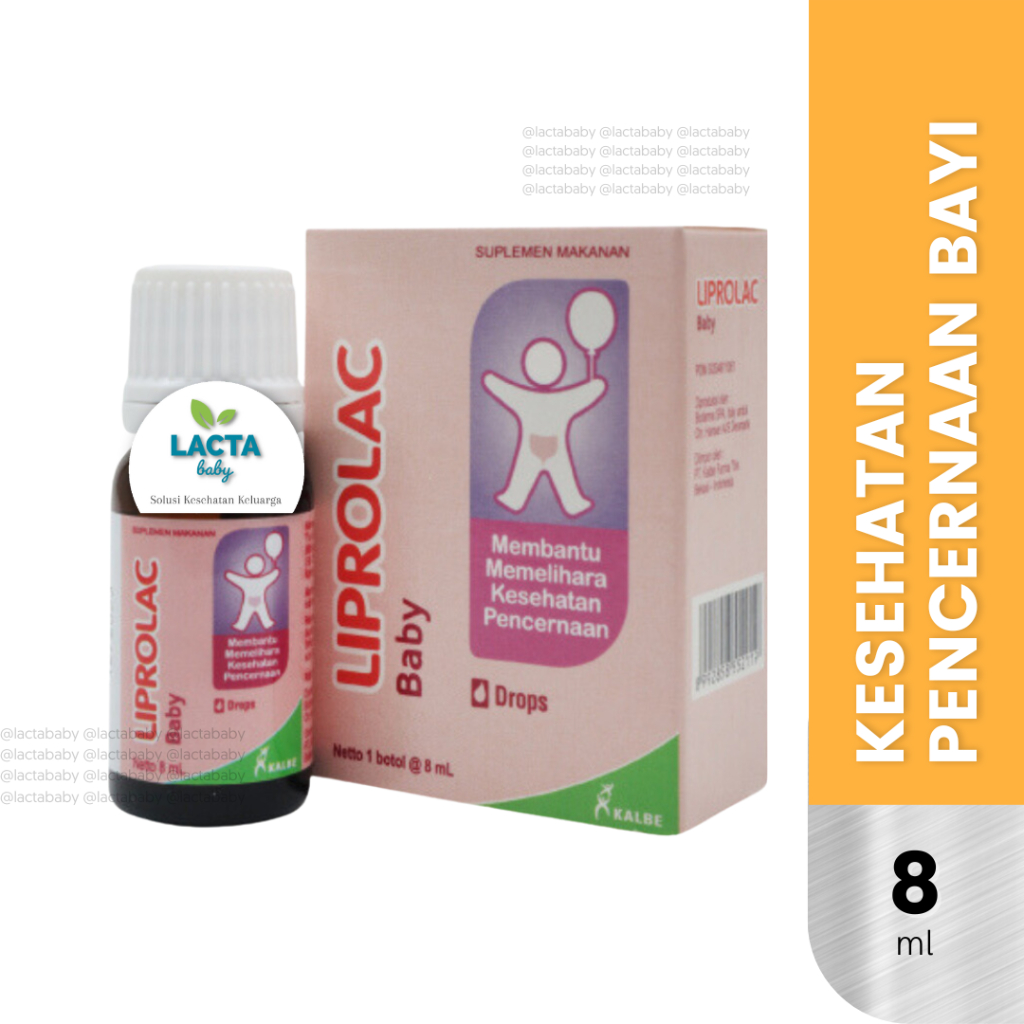 Jual Liprolac Baby Drop - Suplemen Prebiotik dan Probiotik Tetes Bayi 8 ...