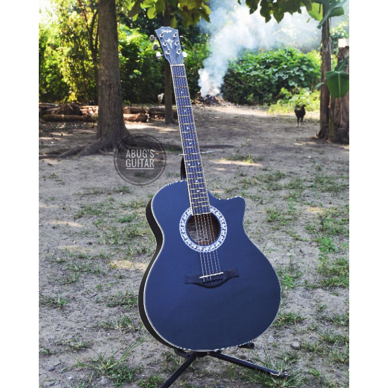 Jual Gitar Taylor Akustik Pemula Tanam Besi Trussrod | Shopee Indonesia