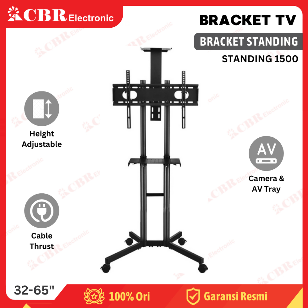 Jual Bracket Standing TV LED STANDING 1500 / 32-65 inch | Shopee Indonesia
