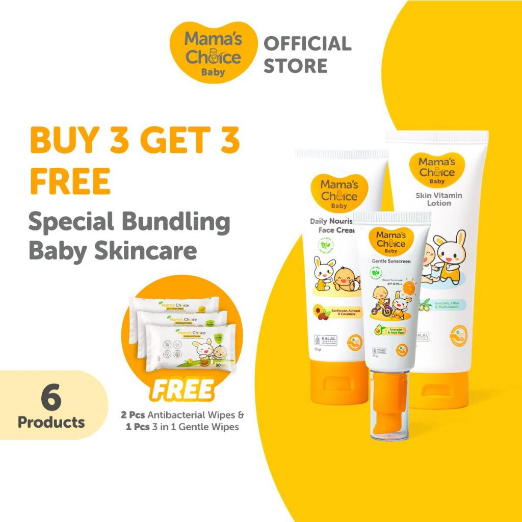 Jual Cream Wajah Bayi | Mama's Choice Baby Daily Nourishing Face Cream ...