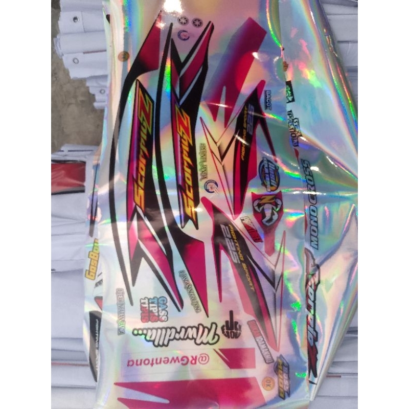 Jual Stiker List Scorpio Merah Hologram | Shopee Indonesia