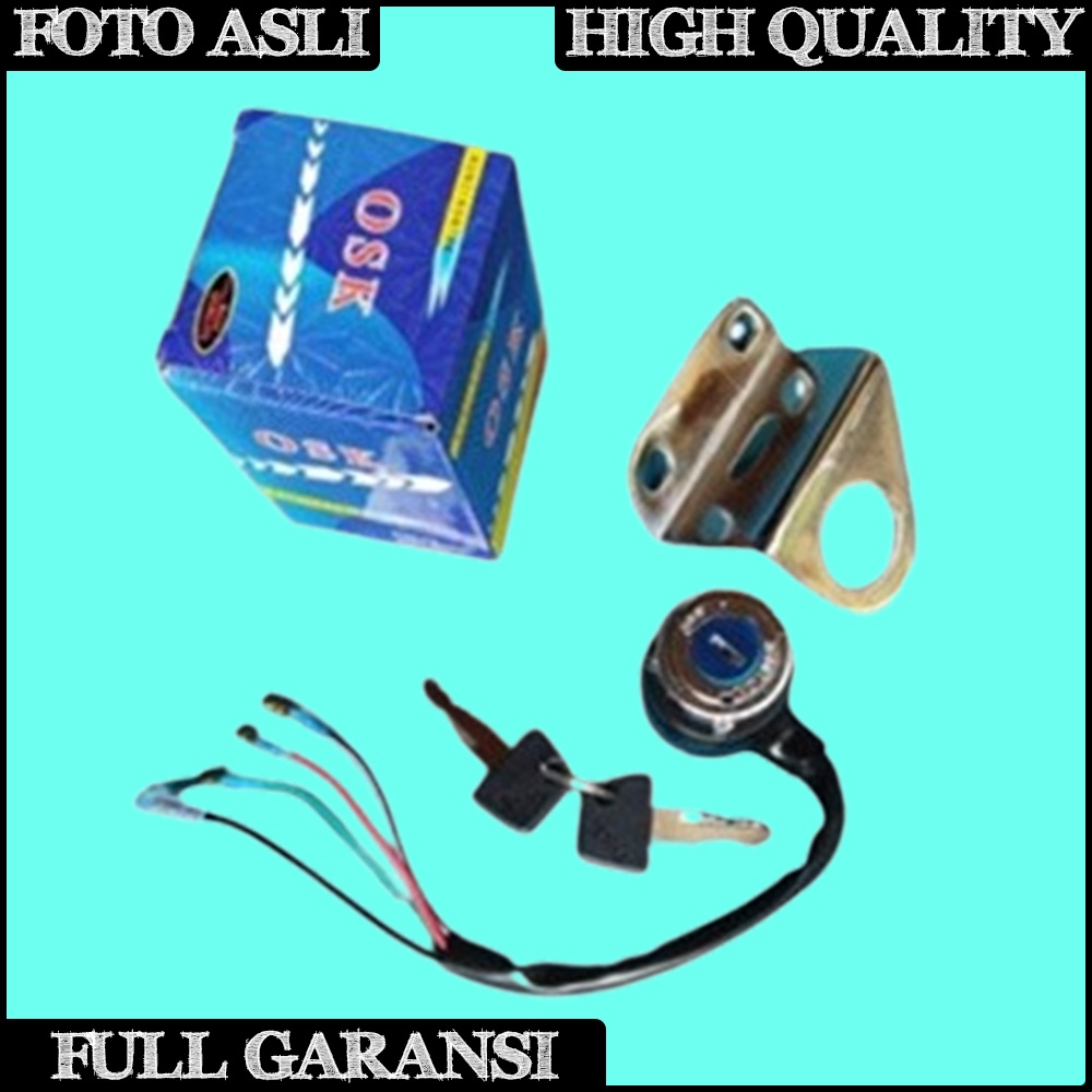 Jual Kunci CB Kontak CB Set Pangkon Dudukan Plat Besi Krom | Shopee Indonesia