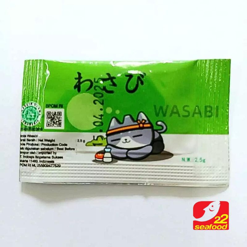 Jual Wasabi Sachet 2.5g / Seafood 22 | Shopee Indonesia