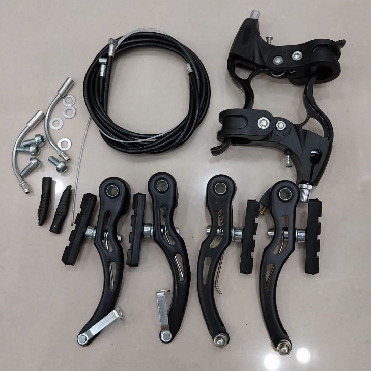 Jual Rem fullset V brake rem sepeda 1 set rem V brake | Shopee Indonesia