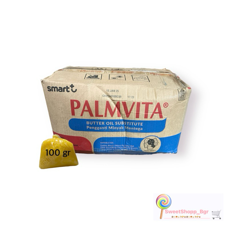 Jual PALMVITA Butter Oil Substitute 100 Gr (Repack) / PALMVITA BOS 100 ...