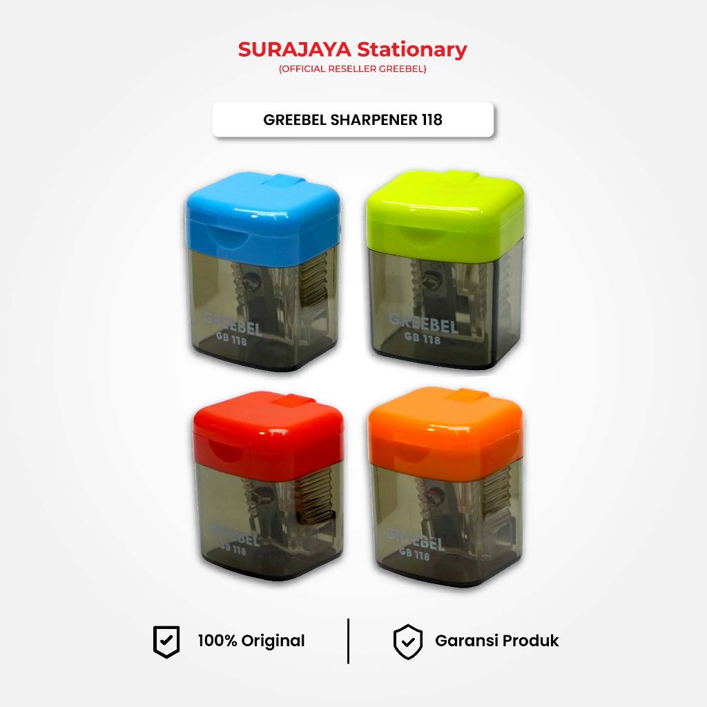 Jual SERUTAN PENSIL GB 118 (1 PCS) RAUTAN OROTAN SHARPENER | Shopee Indonesia