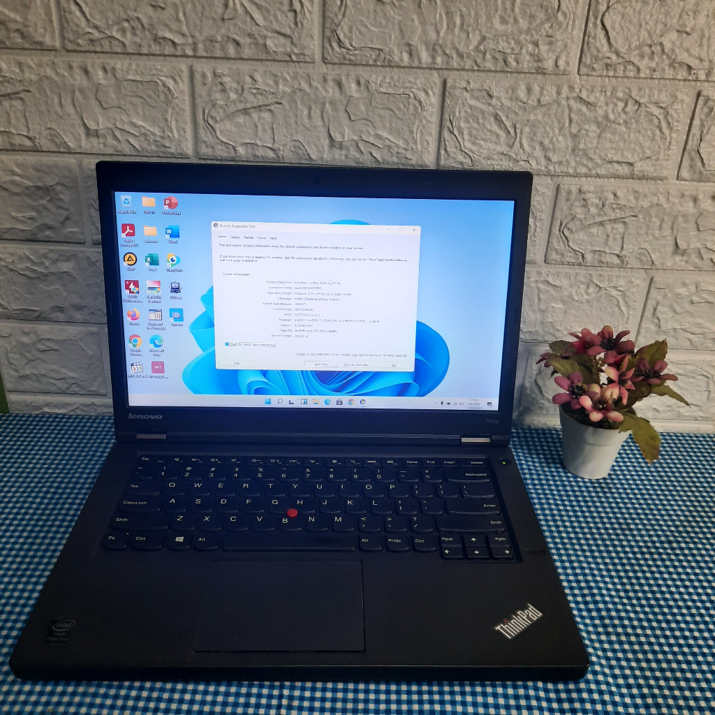 Jual LENOVO THINKPAD T440p CORE I7 RAM 8GB SSD 256GB 14 inci VGA NVIDIA 730M | Shopee Indonesia
