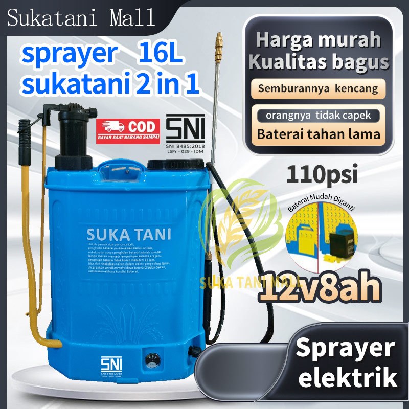 Jual sprayer elektrik 16 liter SNI VARIASI 2IN1 ALAT SEMPROT SEMPROTAN ...