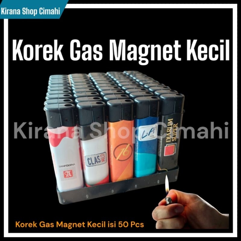 Jual korek Gas Magnet KECIL isi 50 pcs | Shopee Indonesia