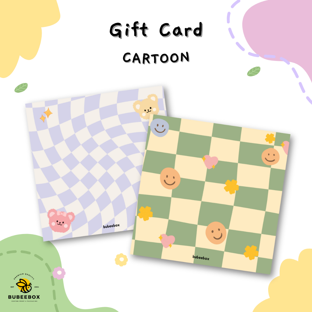 Jual Alas Packaging Mini Gift Cartoon / Alas Custom Gift Card / Alas ...