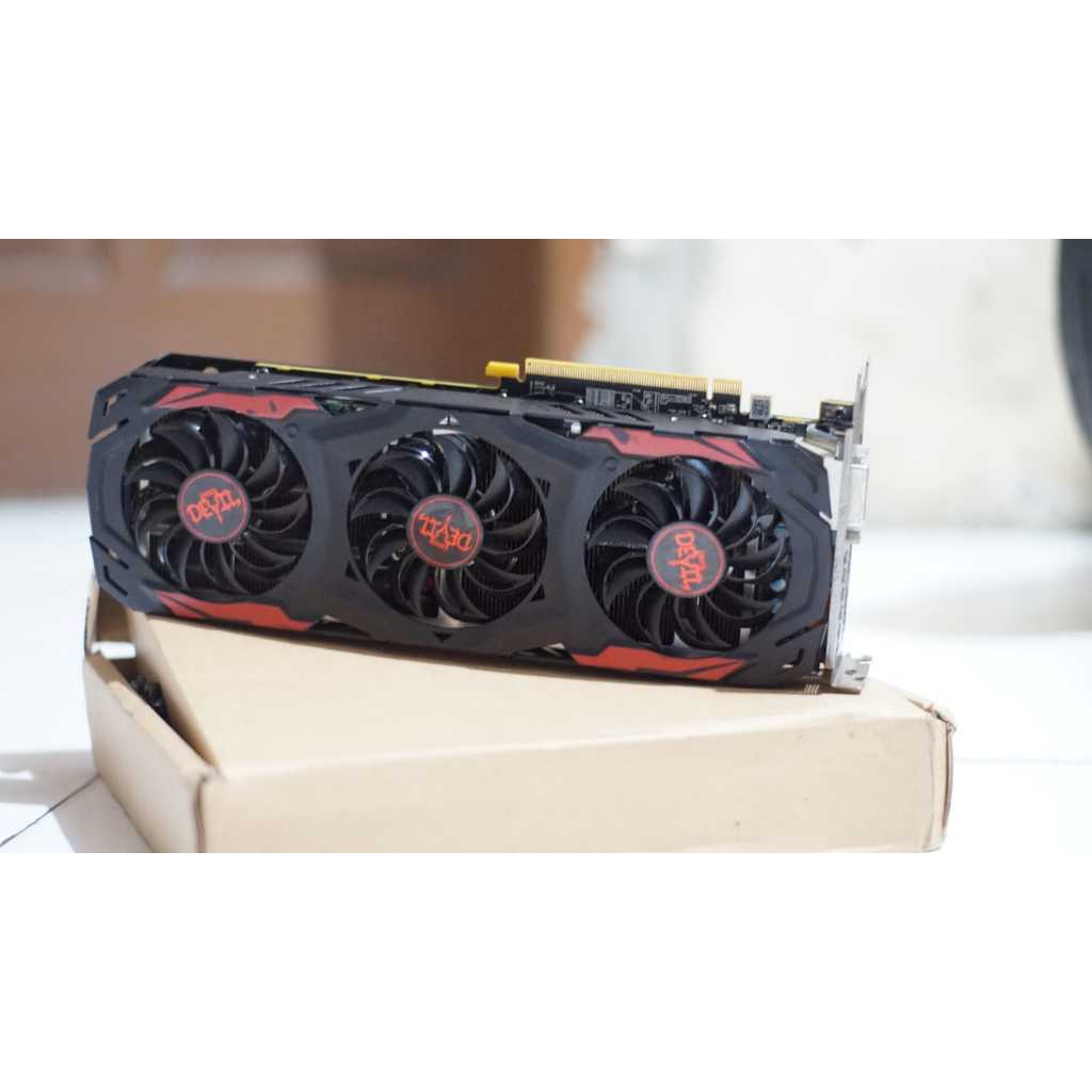 Jual RX570 Power Color Red Devil 3 Fan DDR5 4GB PowerColor RX 570 ...