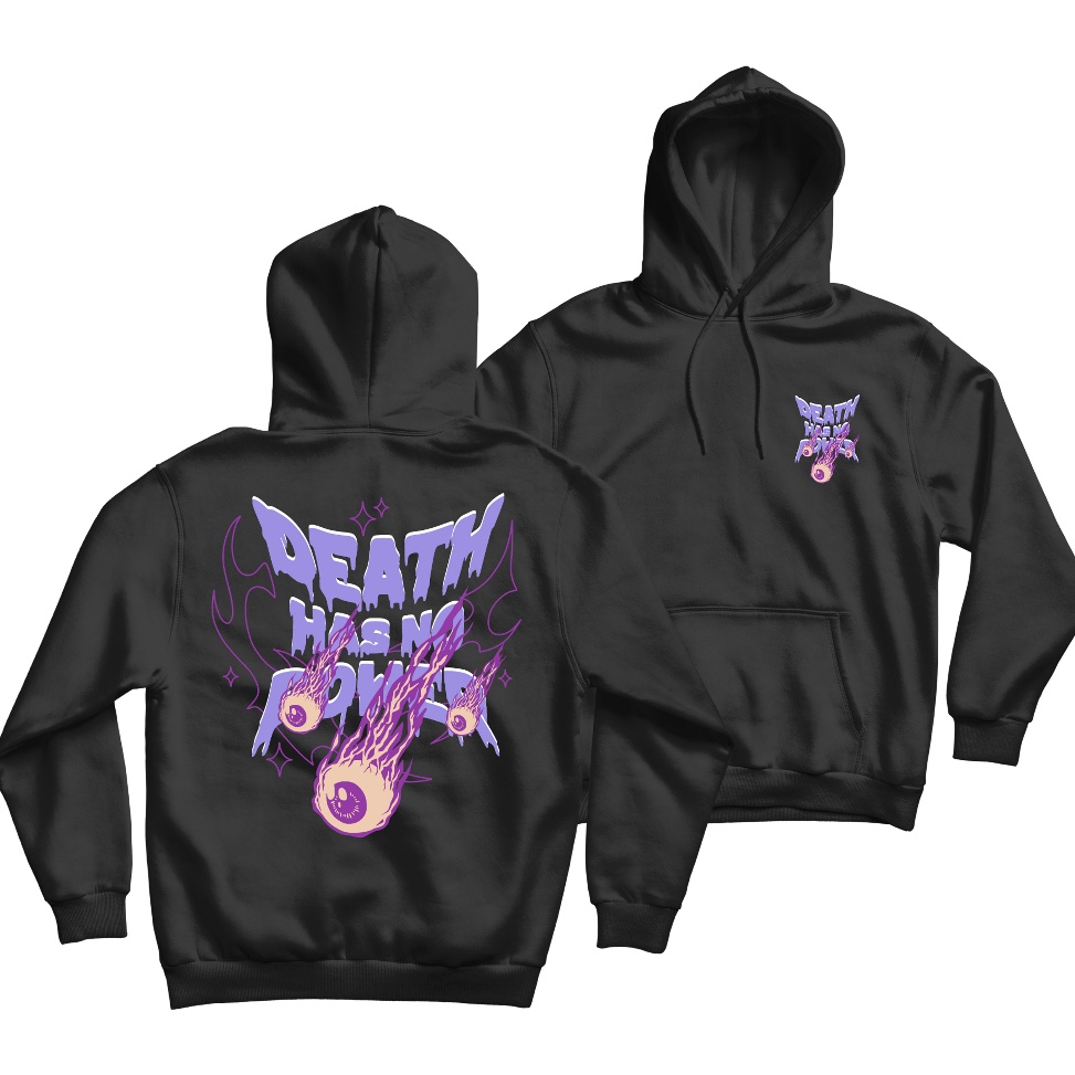 Jual Harga Bagus FENJACK Hoodie Jumper DEATH HAS NO POWER Sablon M XXL ...