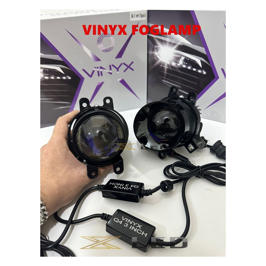Jual ORIGINAL VINYX FOGLAMP BILED DOUBLE LASER Q4 LASER 3 INCHI LAMPU ...