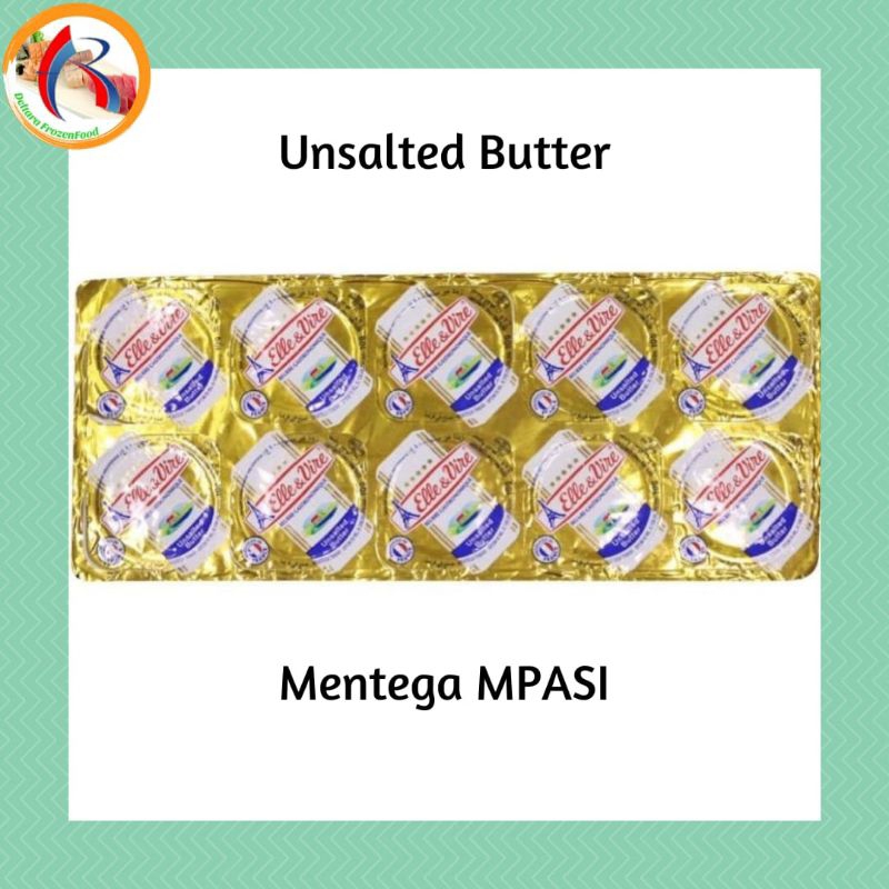 Jual Elle &Vire Unsalted Butter || Tambahan Lemak MPASI | Shopee Indonesia