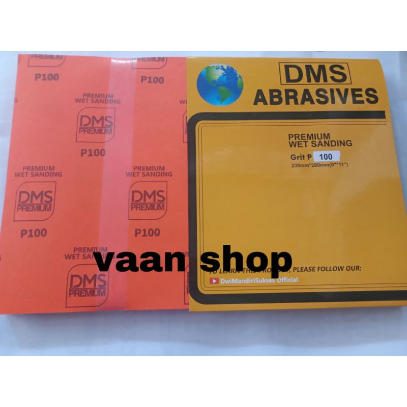 Jual Paket isi 10 lembar Amplas DMS premium, grid 240 | Shopee Indonesia