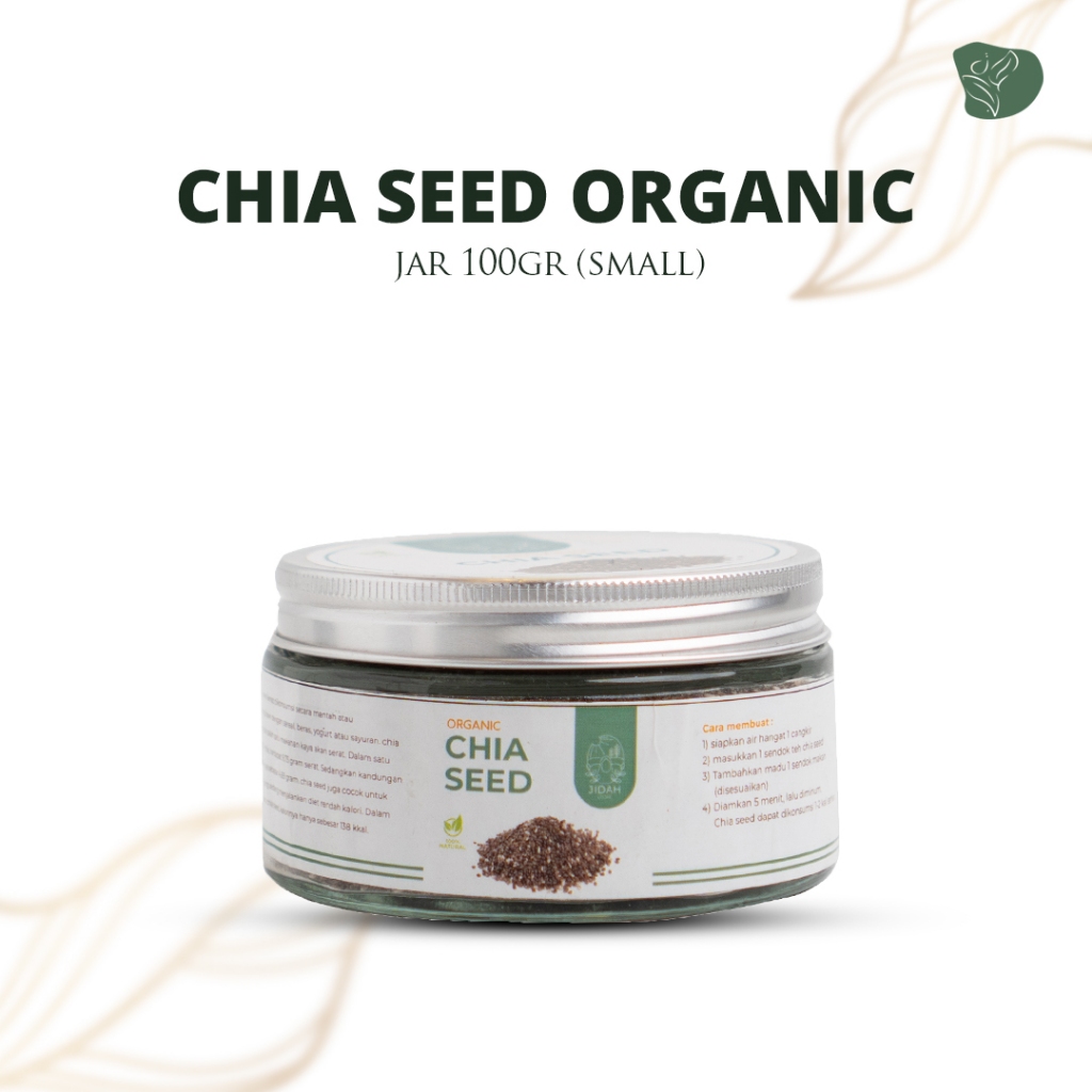 Jual chia seed jar Premium Grade A biji chia cia seed makanan diet biji ...