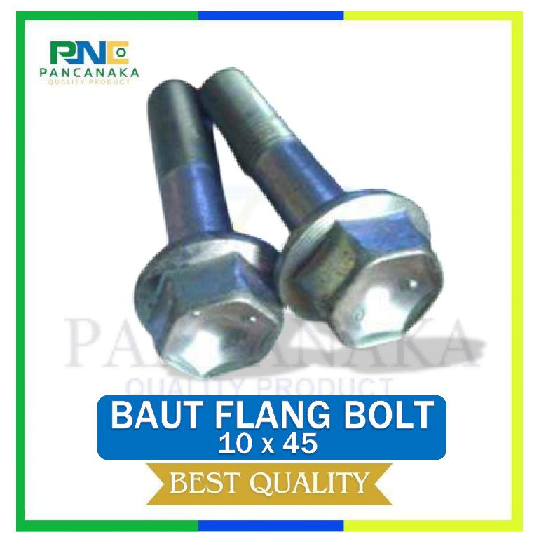 Jual BAUT FLANG BOLT 10X45 /FLANGE BOLT /BAUT FLANG BOLD | Shopee Indonesia