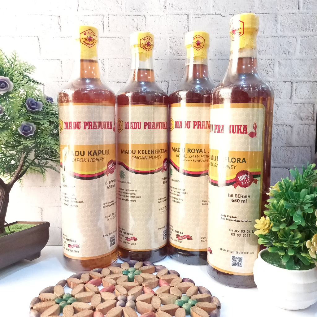 Jual Madu Pramuka 650ml Kapuk / Multiflora / Super / Kaliandra ...