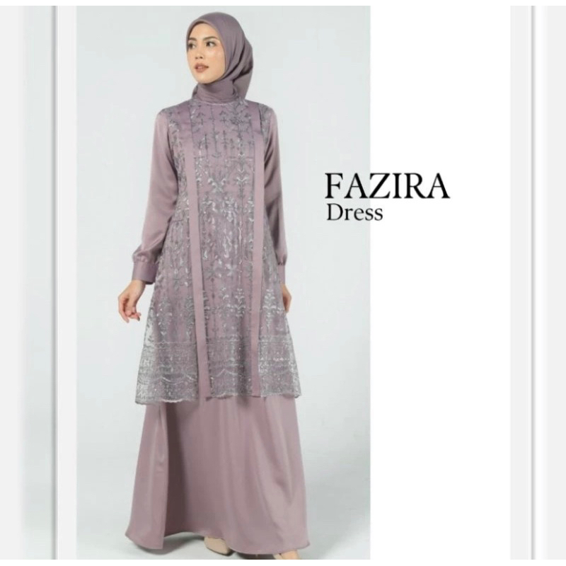 Jual ZOYA GAMIS BRUKAT TERBARU DARI FAZIRA DRESS - Gamis cantik ...