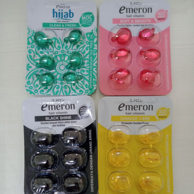 Jual Emeron Hair vitamin 1 pack isi 6 | Shopee Indonesia